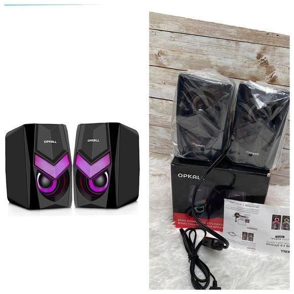 Other | Computer Speakers Rgb Gaming Speakers 2 Channel Pc Computer ...